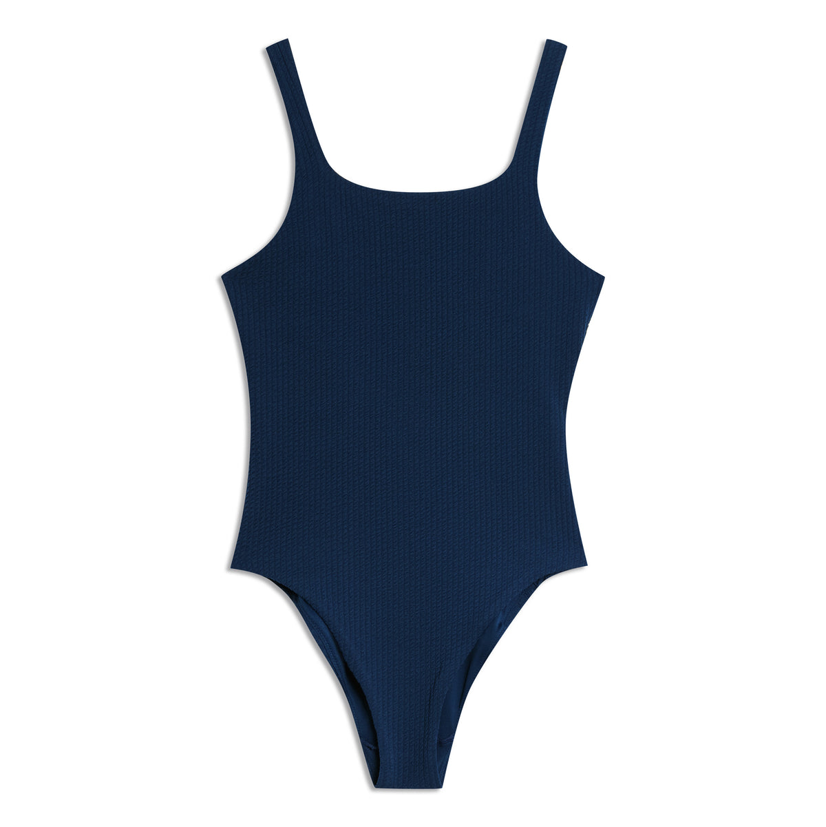 Navy Rib Swimsuit | Sustainable Womenswear | Albaray
