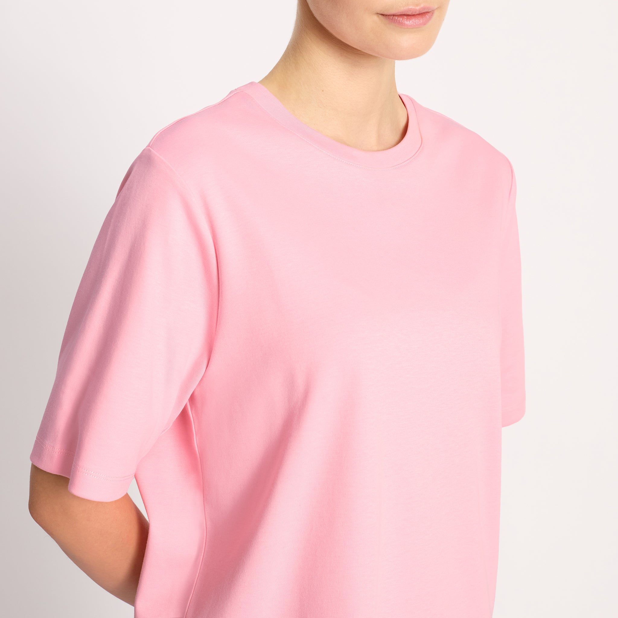 Pink Boxy Tee | Sustainable Womenswear | Albaray