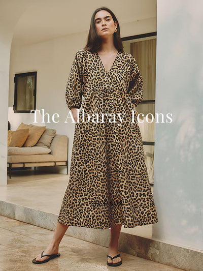 Iconic Green Stripe Dress | Sustainable Womenswear | Albaray